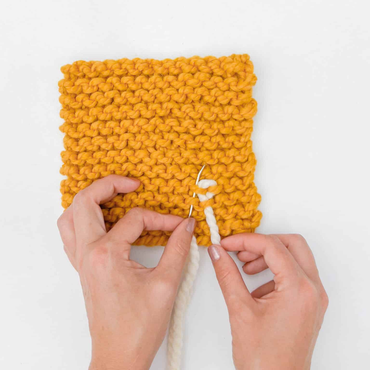How to Weave Ends in Knitting [2 Great Ways]
