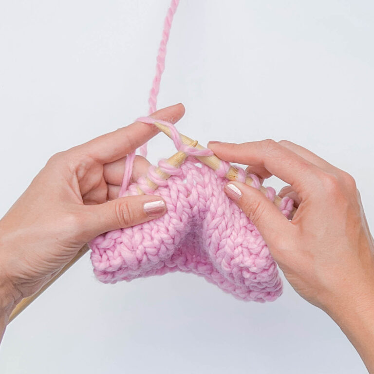 KFB Knitting and PFB Increases [4 Easy Steps]
