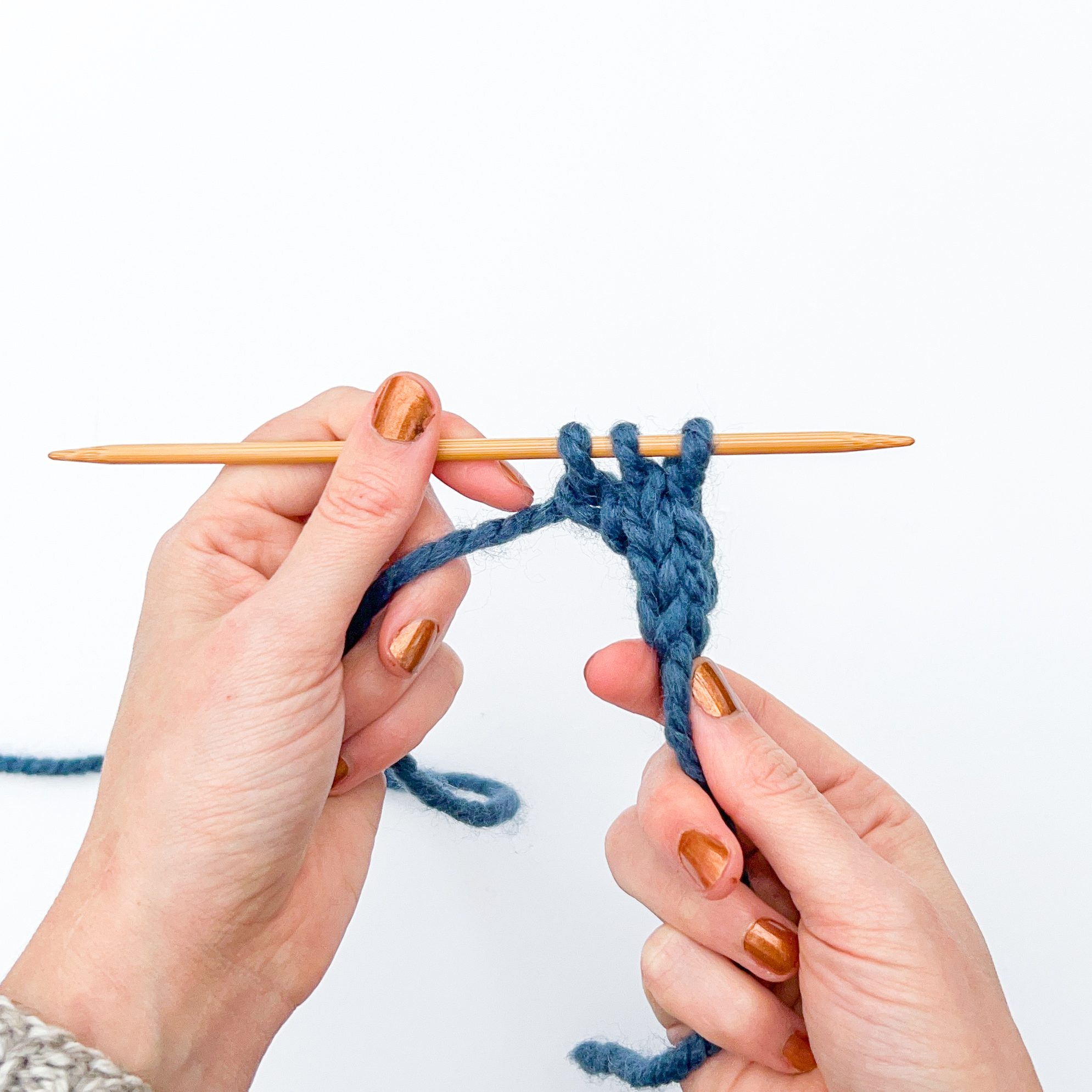 Knit I-Cord [3 Easy Steps]