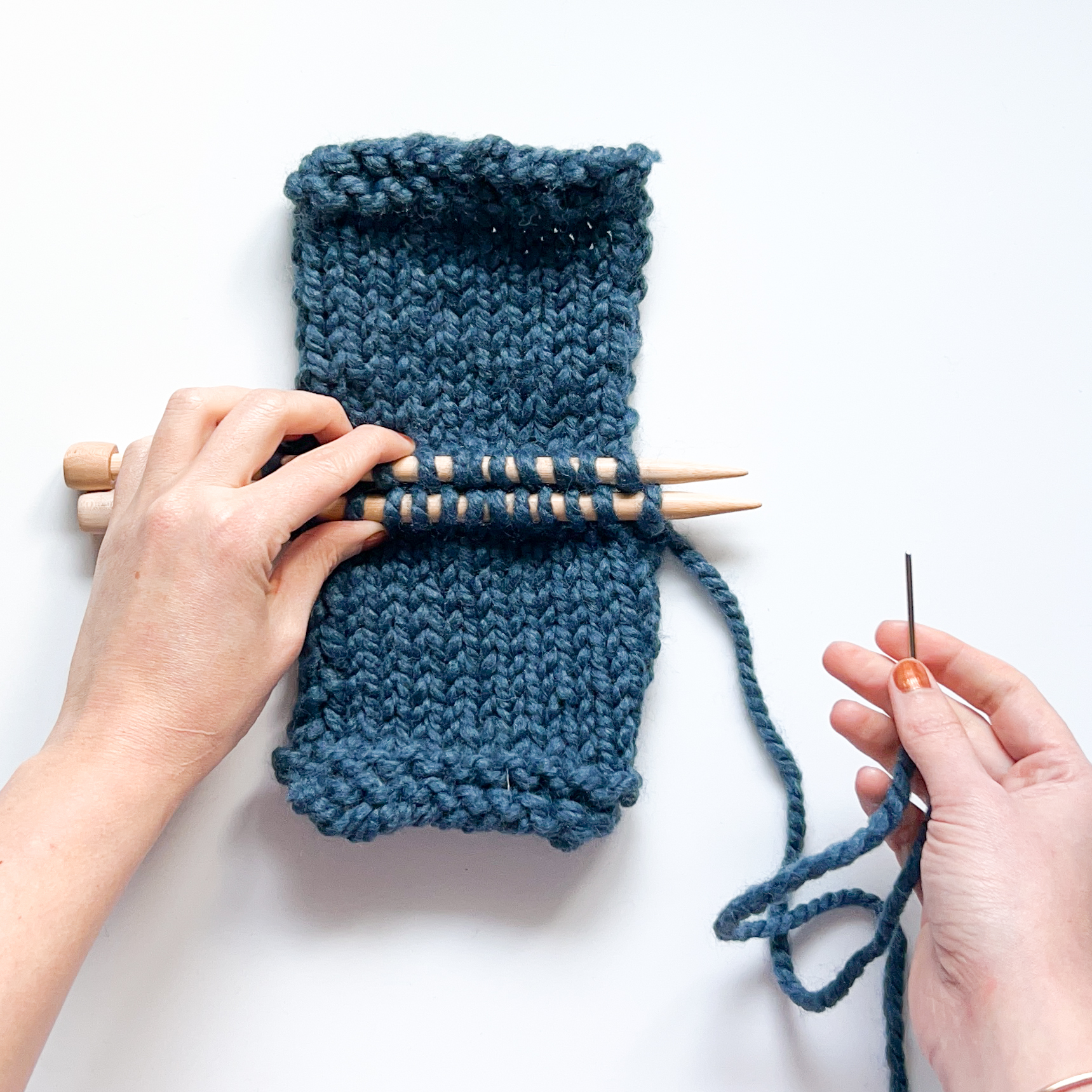 Kitchener Stitch for Invisible Seams [4 Quick Steps!]