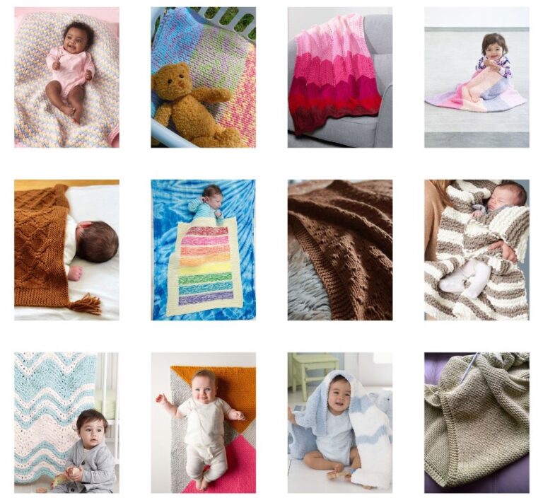 12 Free Baby Blanket Knit Patterns - Knitting.com