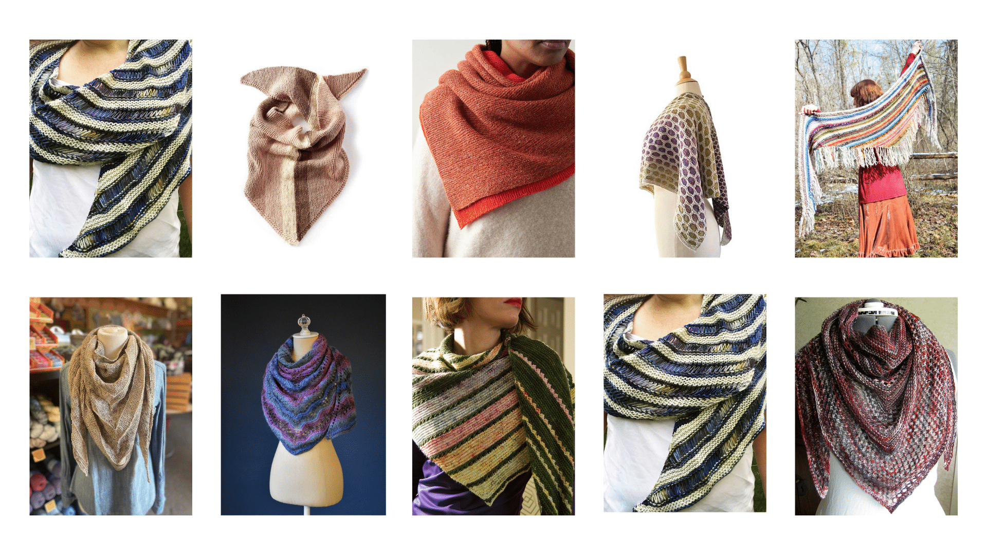 10 Fun Knitted Shawl Patterns for Beginners