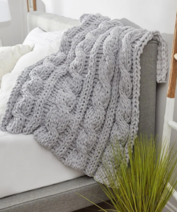 10 Fun Free Finger Knitting Blanket Patterns