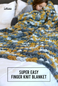 10 Fun Free Finger Knitting Blanket Patterns
