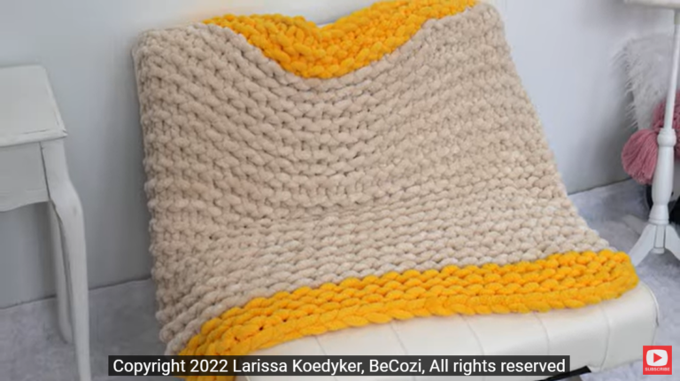 10 Fun Free Finger Knitting Blanket Patterns