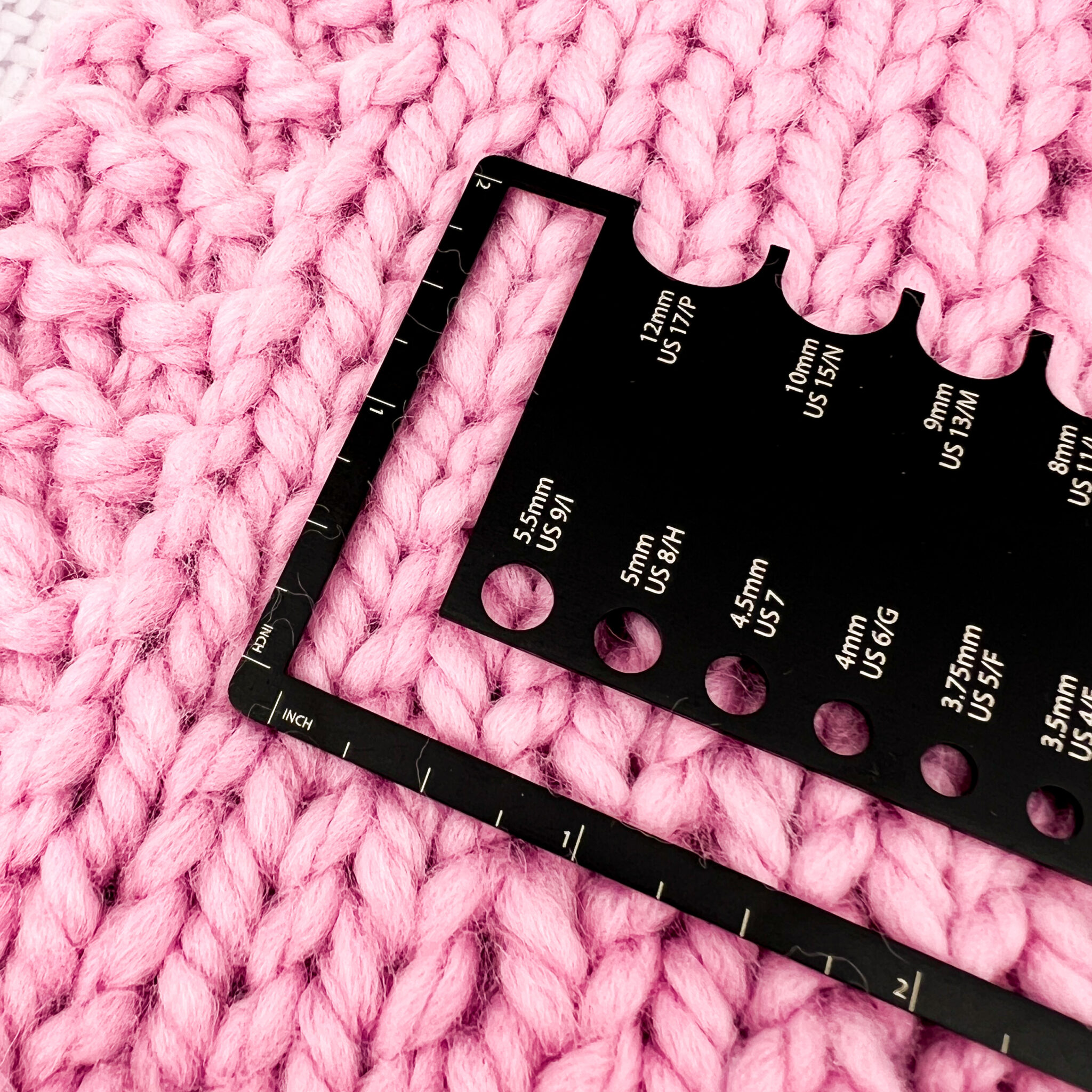 BeKnitting Knitting Needle Gauge - Knitting.com