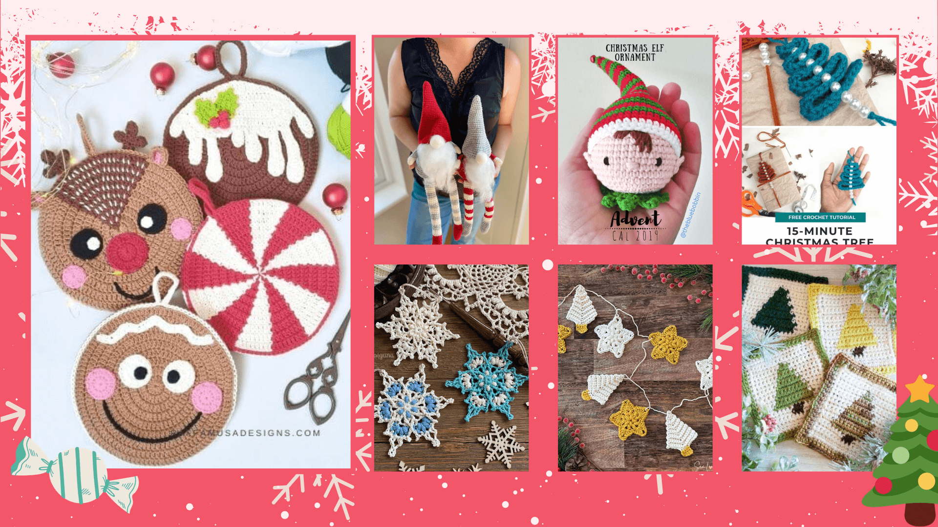 10+ Free Christmas Crochet Patterns for the Holidays! - Knitting.com