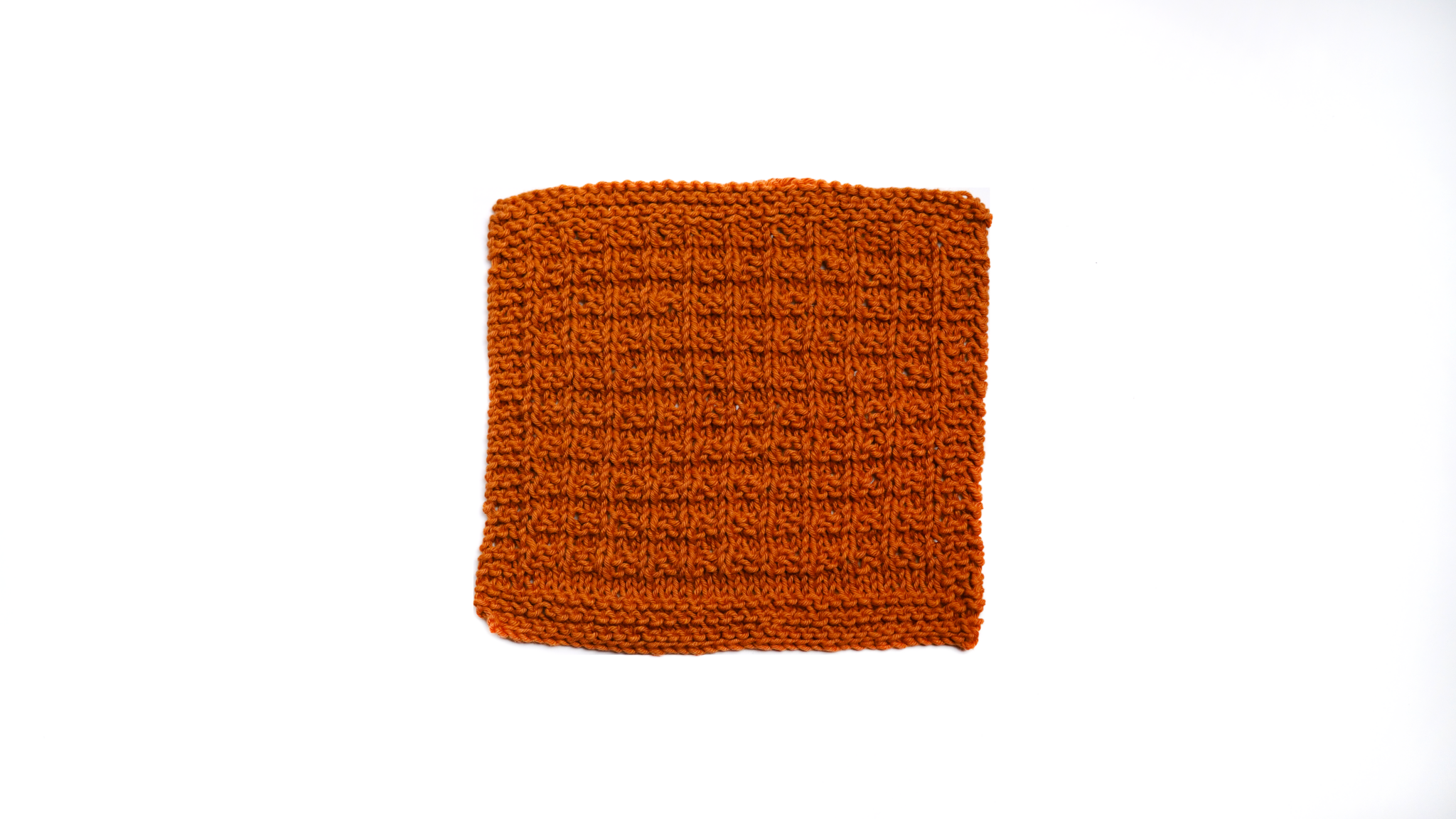 Free Knit Dishcloth Pattern: Stacked Rib for Beginners!