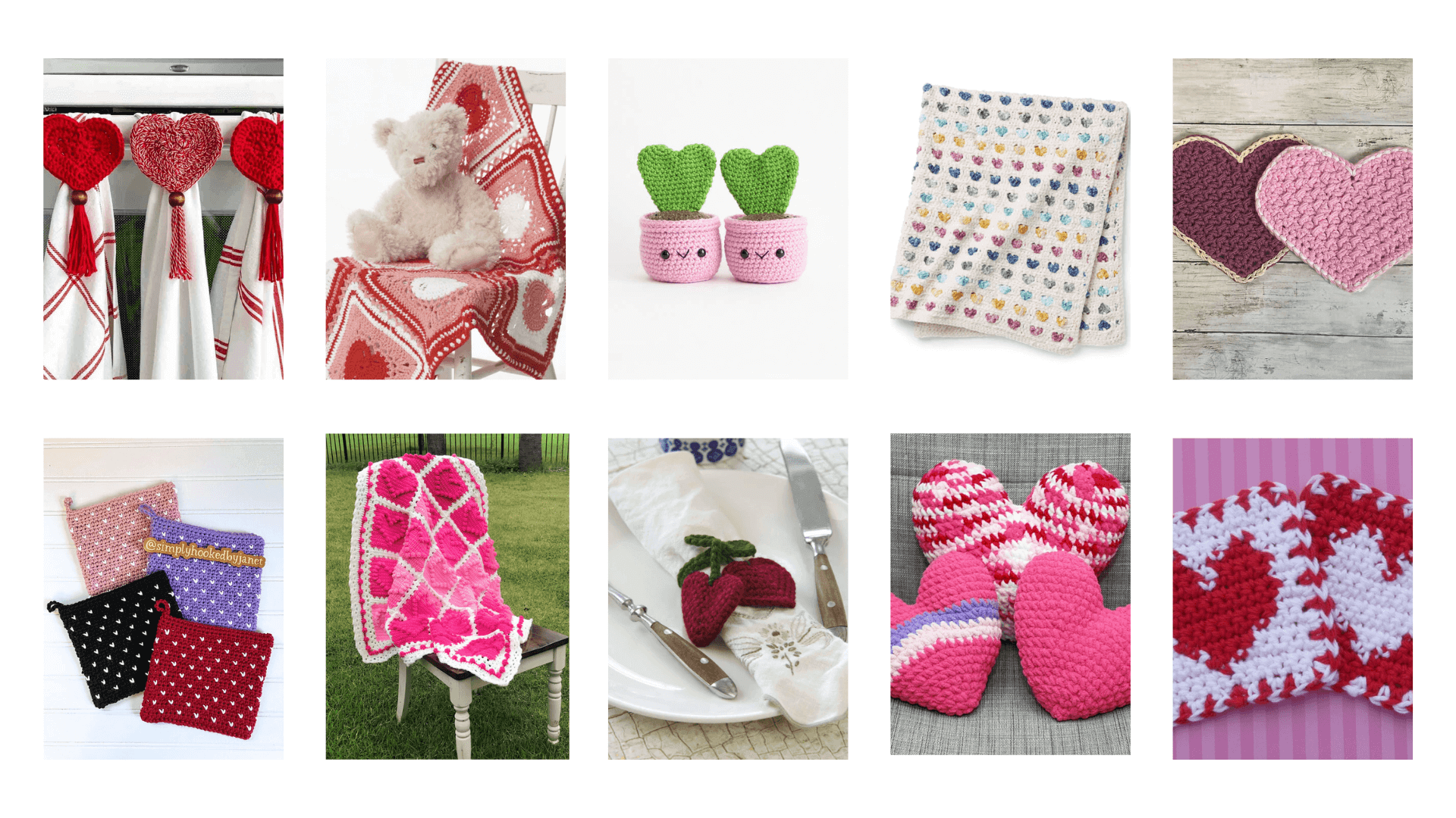 10 Free Lovey-Dovey Crochet Heart Patterns for Valentine's Day ...