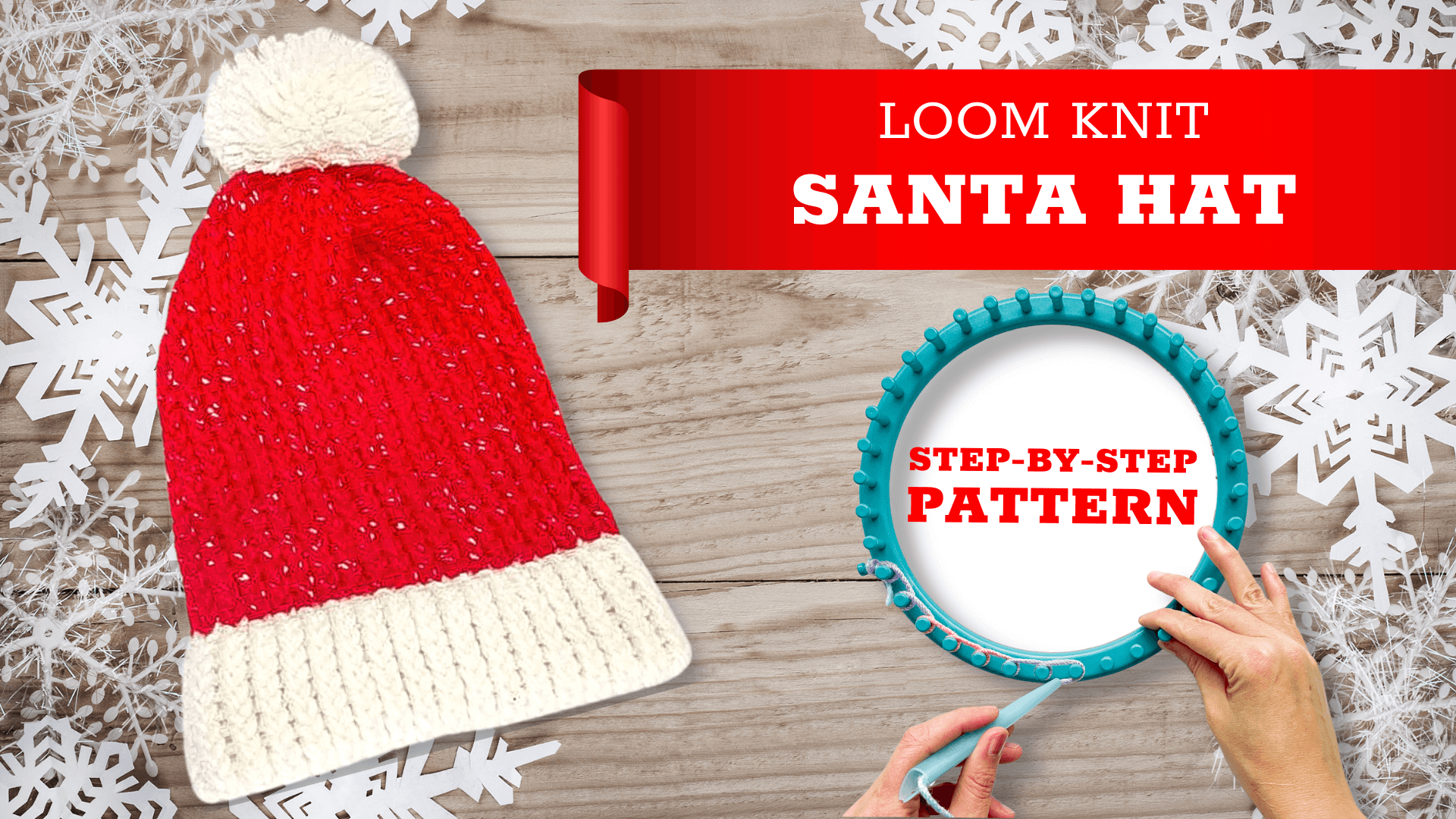 FREE Beginner Loom Knit Beanie Pattern: 5 Simple Steps! - Knitting.com