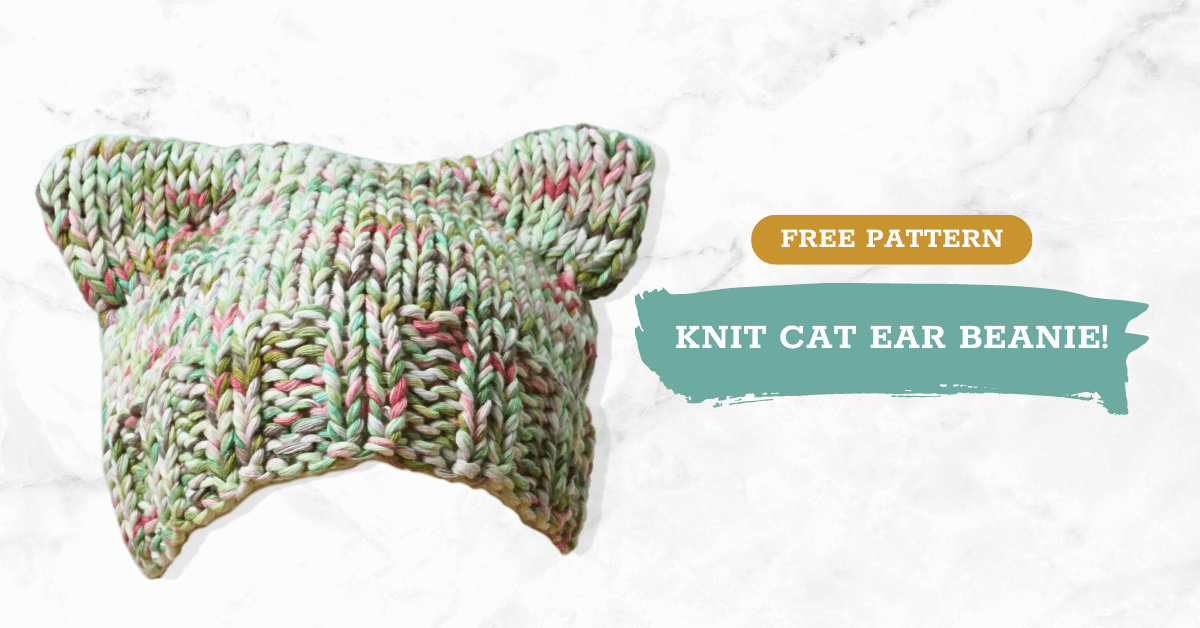 Free Cat Ear Beanie Knitting Pattern for Beginners! - Knitting.com