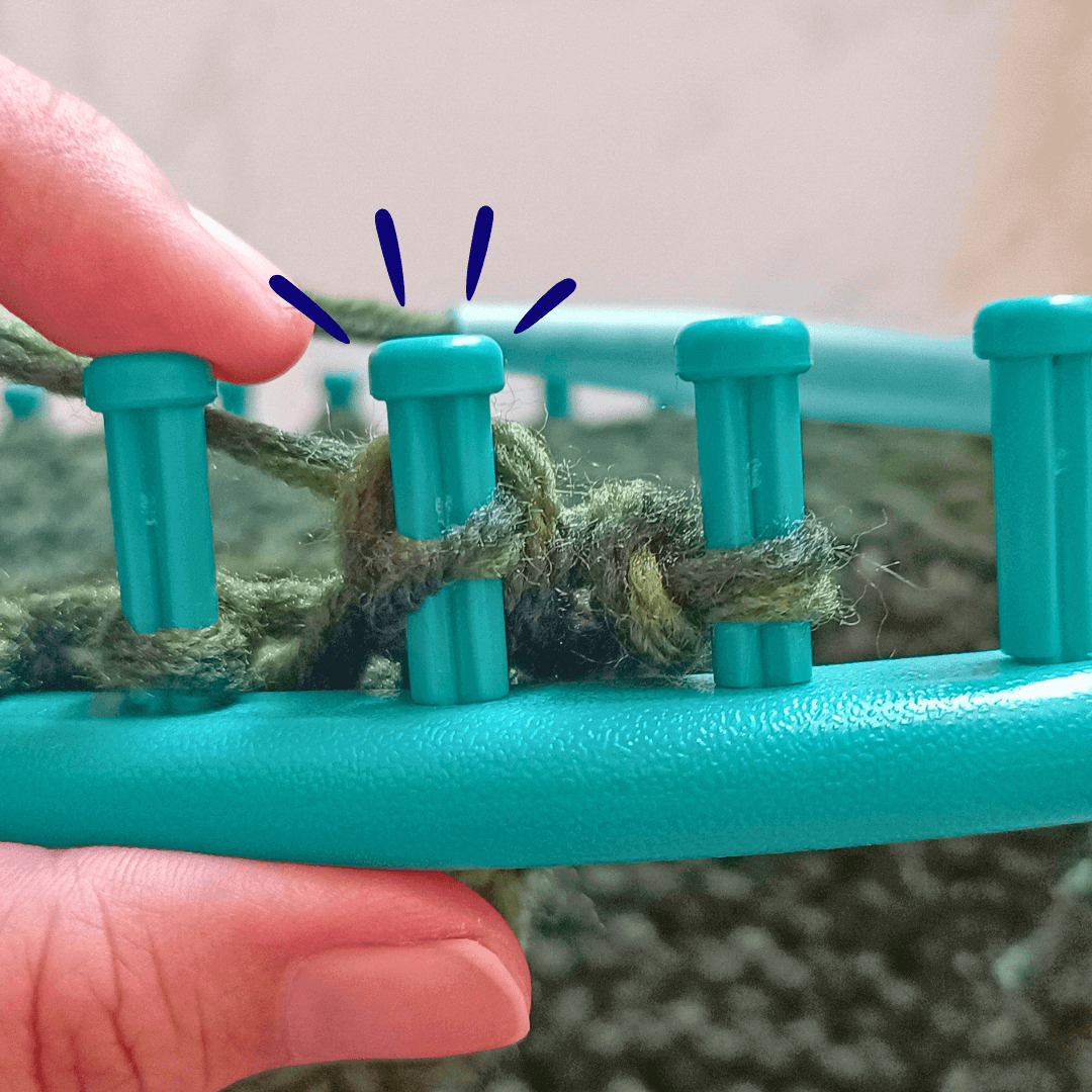 Free Loom Knit Scarf Pattern: The Mossy Forest Path Infinity Scarf ...