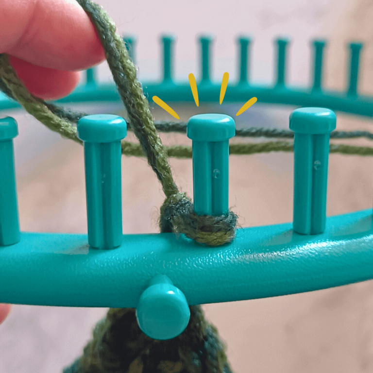 Free Loom Knit Scarf Pattern: The Mossy Forest Path Infinity Scarf ...