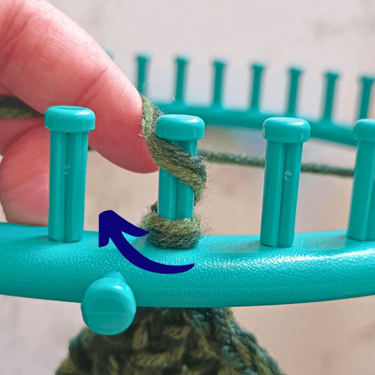 Free Loom Knit Scarf Pattern: The Mossy Forest Path Infinity Scarf ...