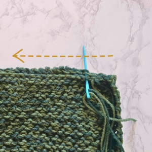 Free Loom Knit Scarf Pattern: The Mossy Forest Path Infinity Scarf ...