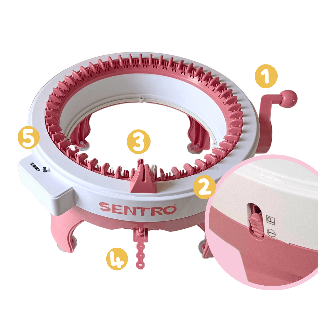 How to Use The SENTRO Knitting Machine for Beginners - Knitting.com