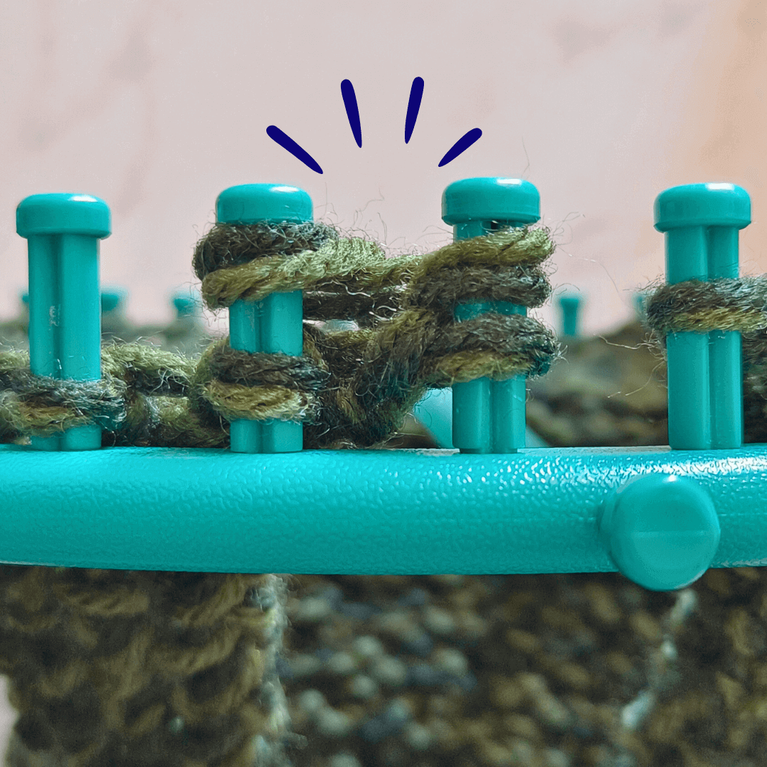 Free Loom Knit Scarf Pattern: The Mossy Forest Path Infinity Scarf ...