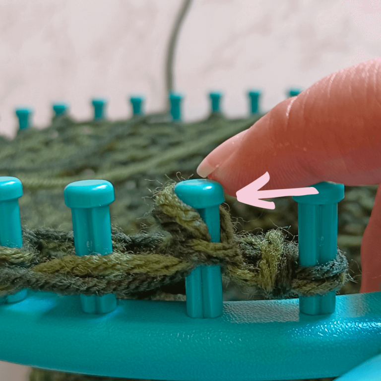 Free Loom Knit Scarf Pattern: The Mossy Forest Path Infinity Scarf ...