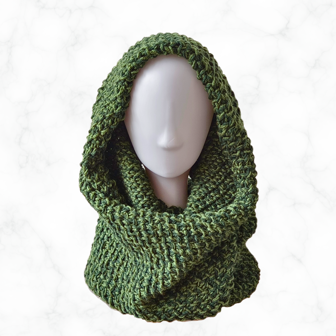 Free Loom Knit Scarf Pattern: The Mossy Forest Path Infinity Scarf ...