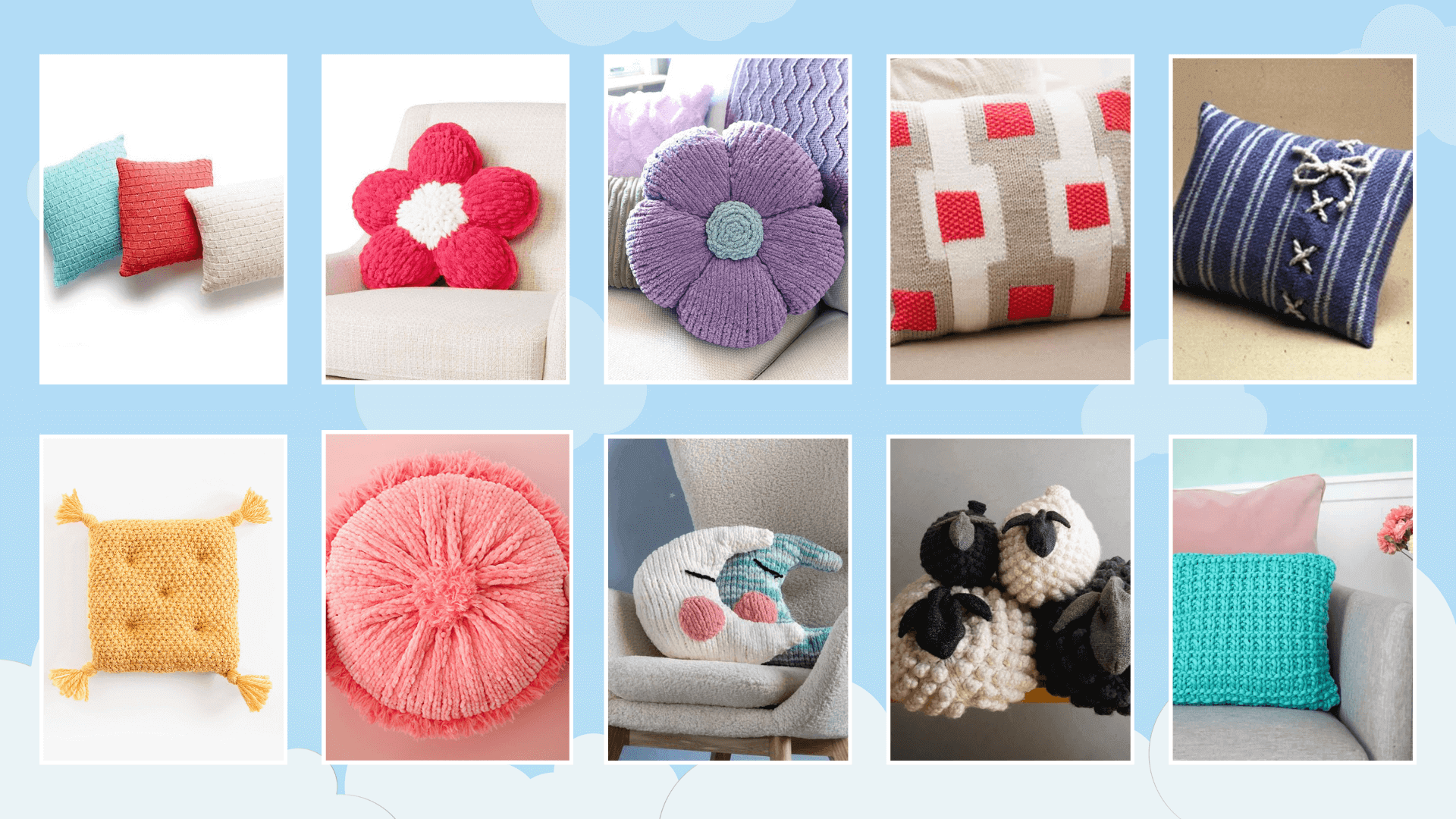 10 Free Chunky Knitted Pillow Patterns [Plus New Exclusive Knitting ...