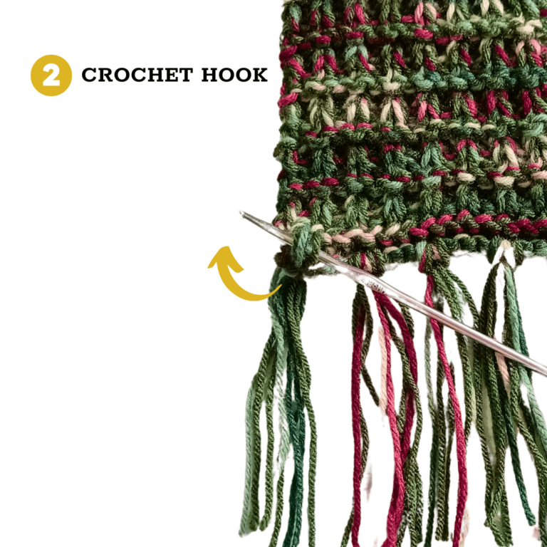 How to Loom Knit a Scarf: 5-Step Easy Loom Knit Scarf Pattern for ...