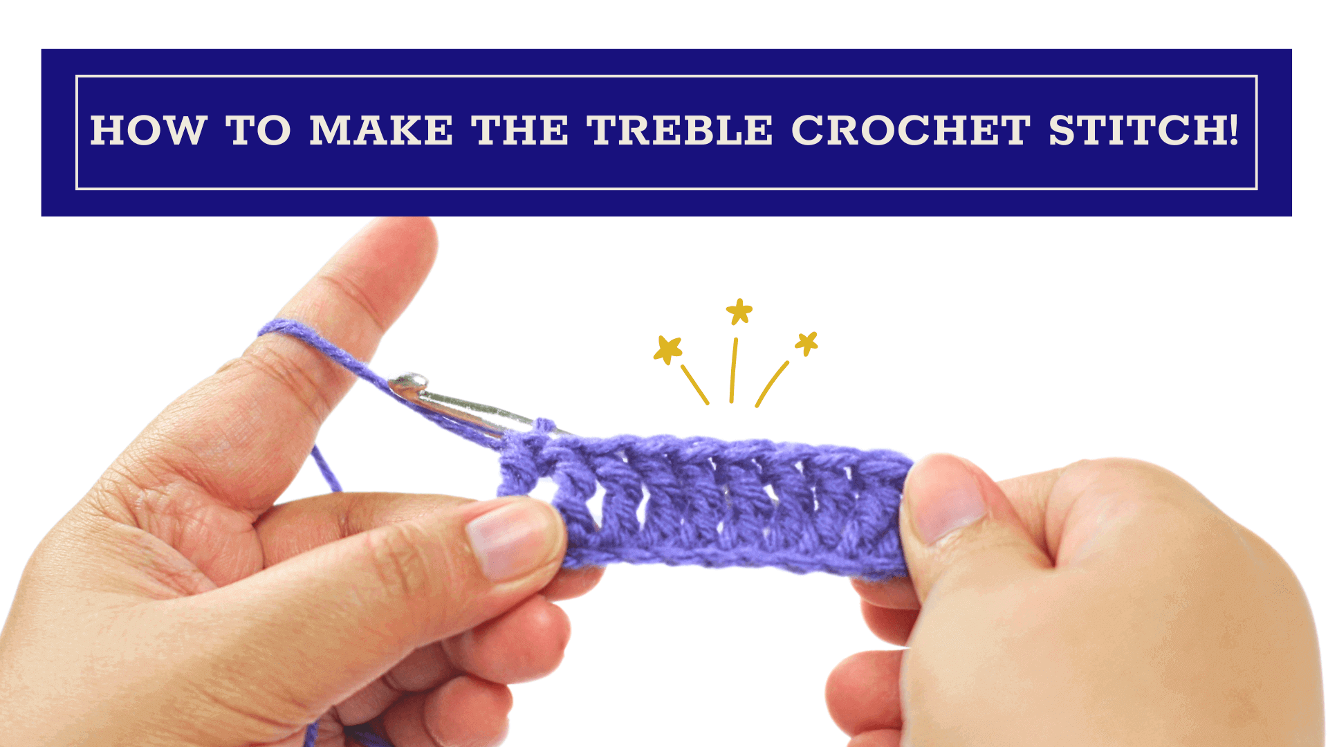 How to Treble Crochet for Beginners: 6 Quick and Easy Steps - Knitting.com
