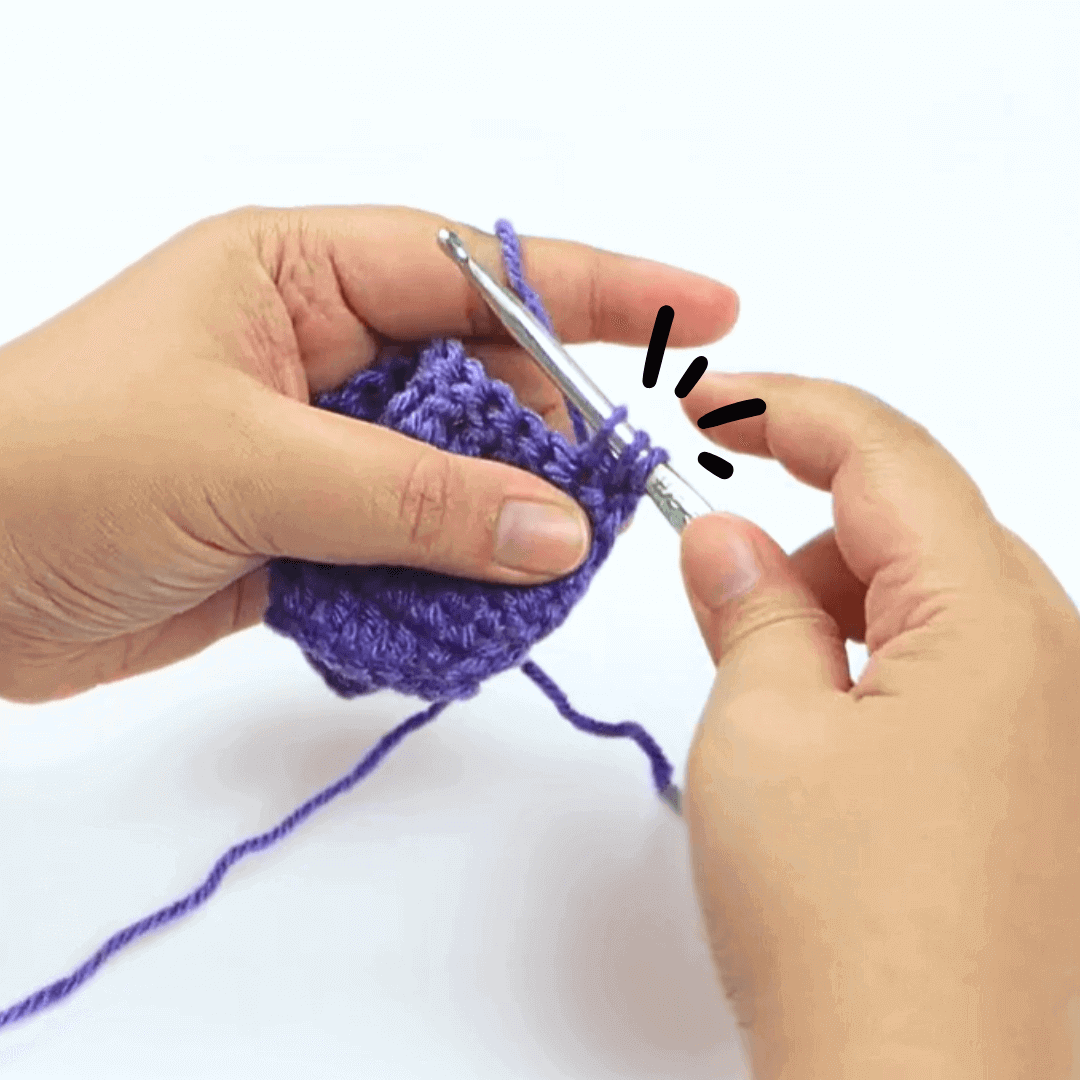 How To Dc2tog For Beginners Easy Double Crochet Decrease 9870