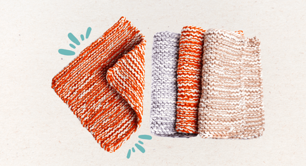 How to Knit a Dishcloth: The 4-Step Easy Garter Stitch - Knitting.com