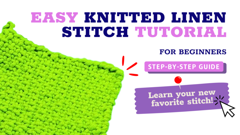 How to Knit the Linen Stitch in Just 2 Easy Rows - Knitting.com