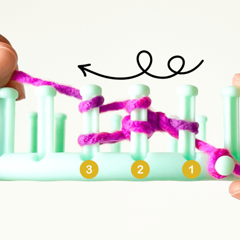 How to Loom Knit a Bag on a Round Loom: 7 Easy Steps - Knitting.com