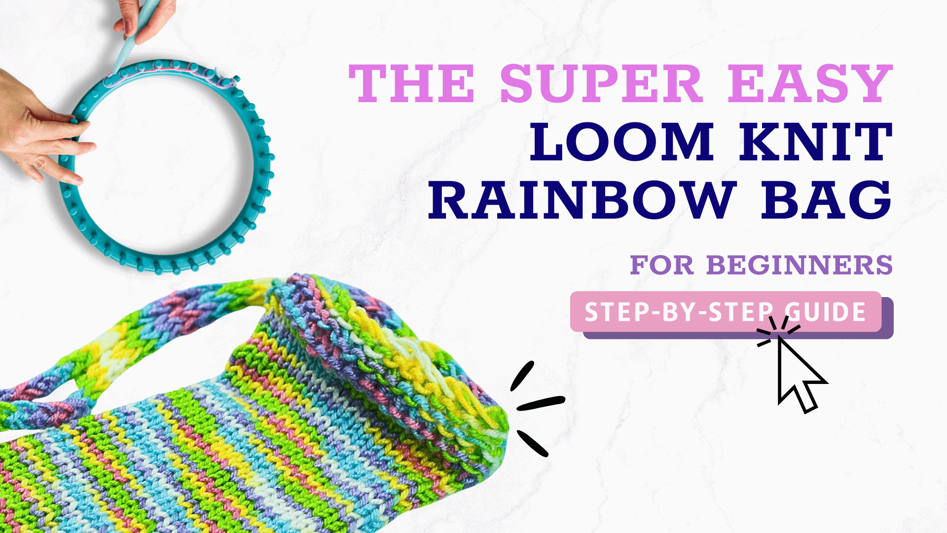 How to Loom Knit a Bag on a Round Loom: 7 Easy Steps - Knitting.com