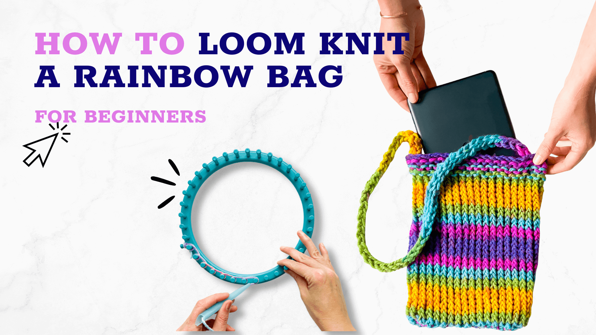 Loom Knitting for Beginners [5 Quick and Easy Tutorials]